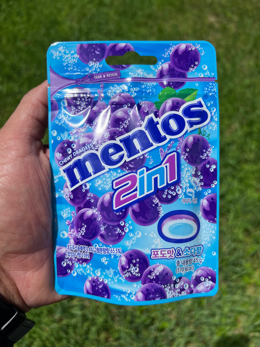 Mentos 2-in-1 Grape (Korea) – Spaced Out Munchies